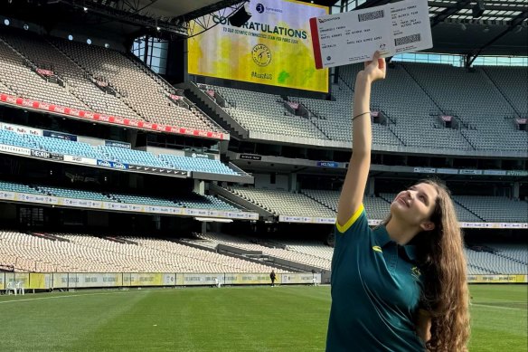 Rhythmic gymnast Emma Frroku on cusp of Olympic history after family ...