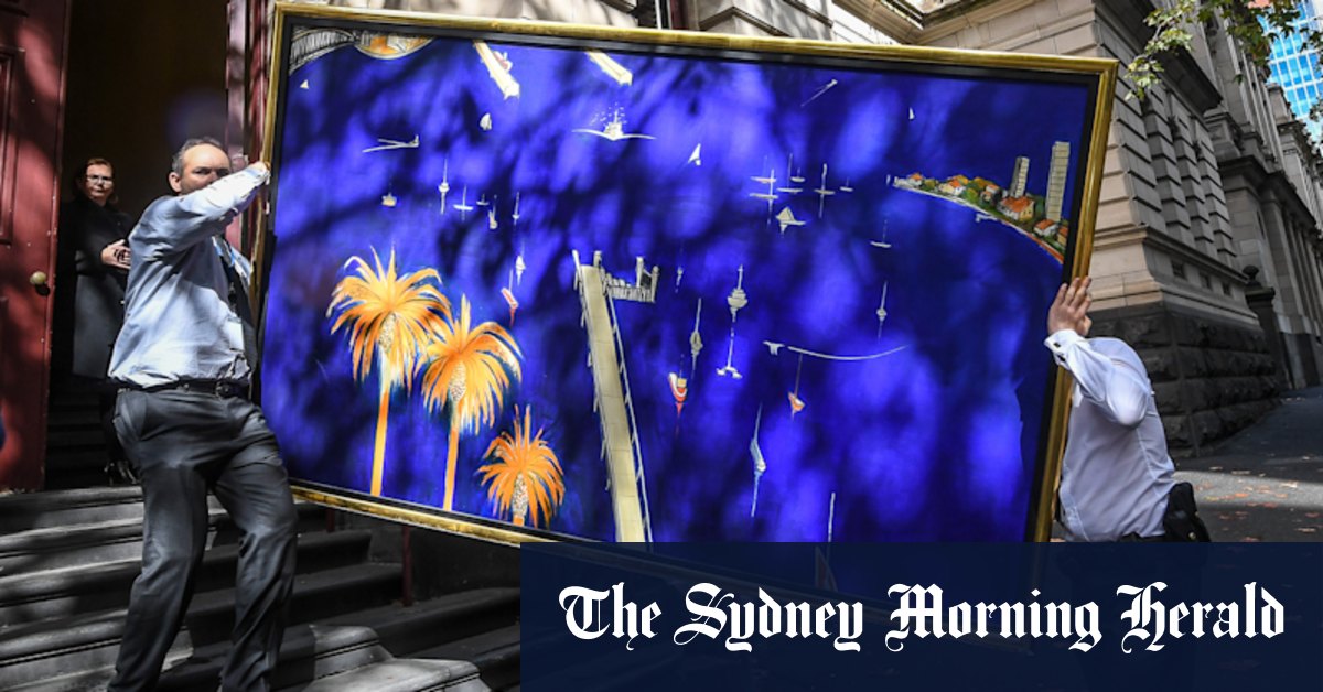 Art dealer Peter Gant, Mohamed Aman Siddique, Wendy Whiteley and ...