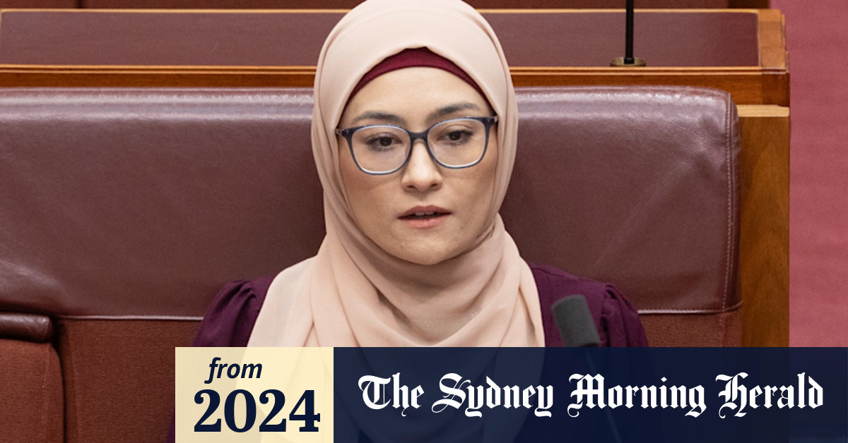 Israel Palestine: Senator Fatima Payman voices opposition to party policy