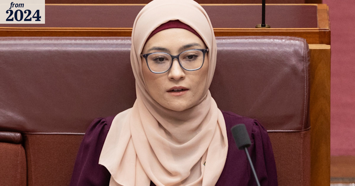 Israel Palestine: Senator Fatima Payman voices opposition to party policy