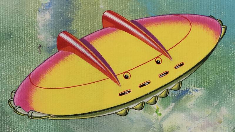 UFO artworks the stuff of science fiction