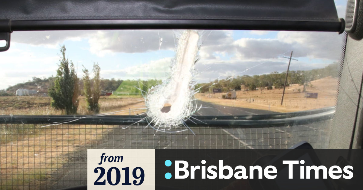 Police seek white truck after woman impaled by metal rod