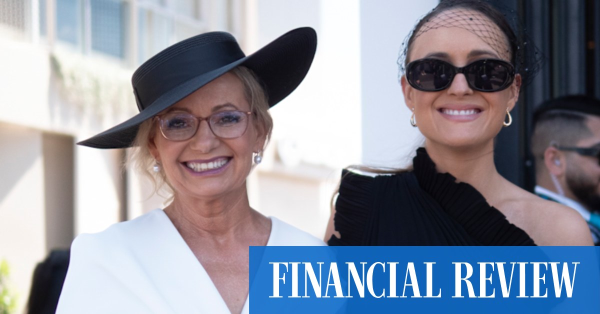 Derby Day Birdcage 2025: Sussan Ley, Jane Hume lead footy players and ...