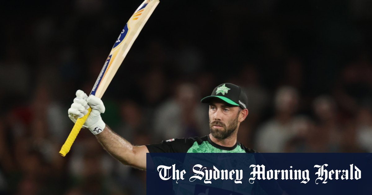 Glenn Maxwell dominates Big Bash League Melbourne derby with power ...