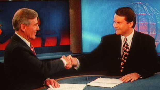 From the Archives, 1998: Melbourne newsreader Brian Naylor retires