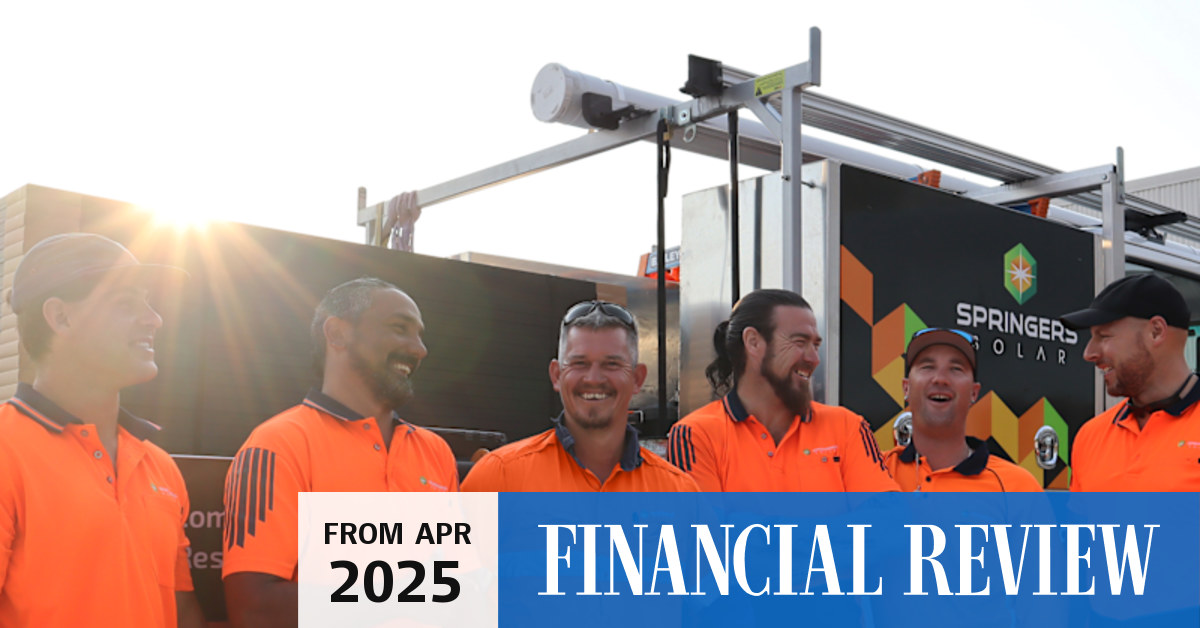 Financial Review BOSS Best Places to Work: Front-footed training a ...