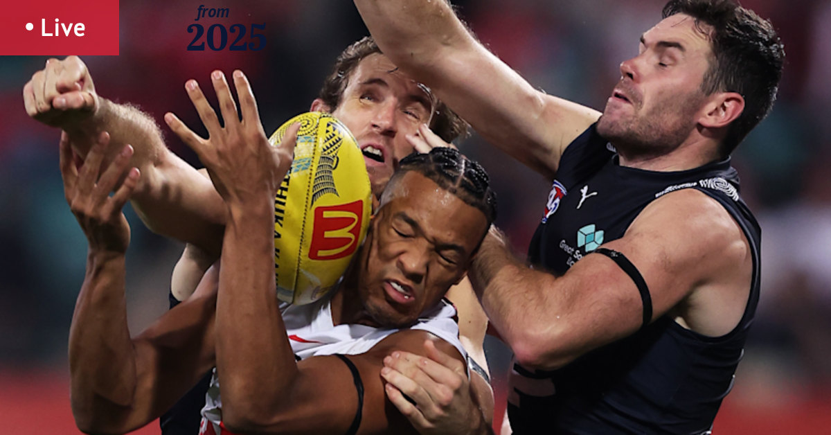 AFL 2025 round 10: Sydney Swans v Carlton Blues scores, results ...