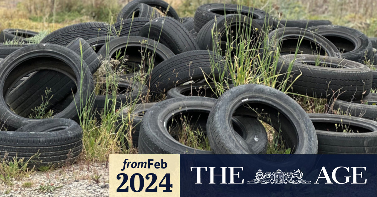Illegal tyre dumping a big problem