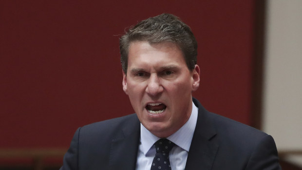 Cory Bernardi prepares to exit stage right