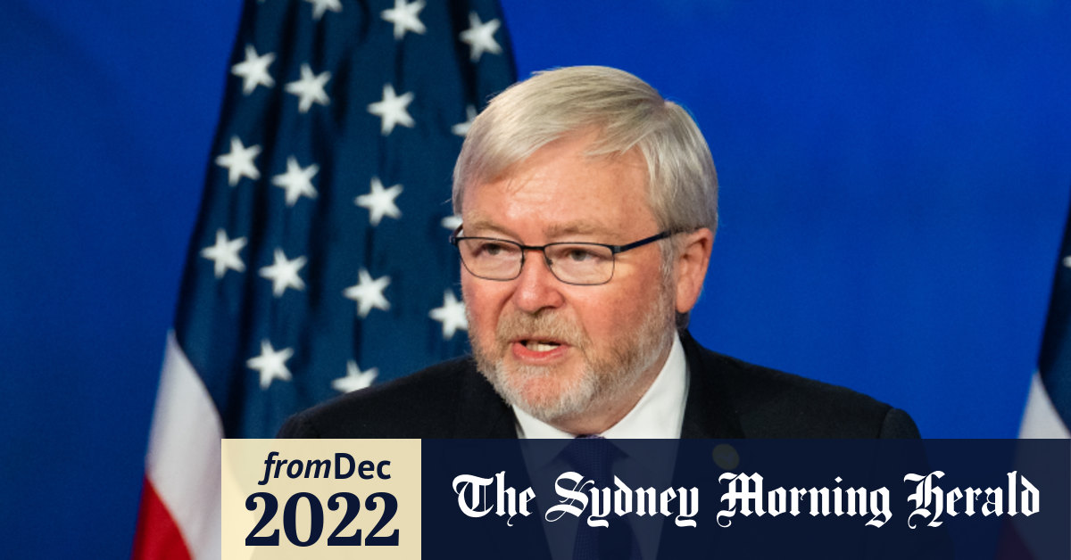Kevin Rudd to serve as next Australian ambassador to US
