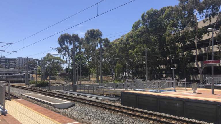 Man carrying knife suffers electric shock on train tracks in East Perth