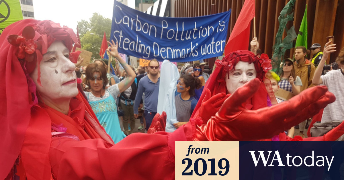 Perth gridlocked as climate protesters shut down CBD