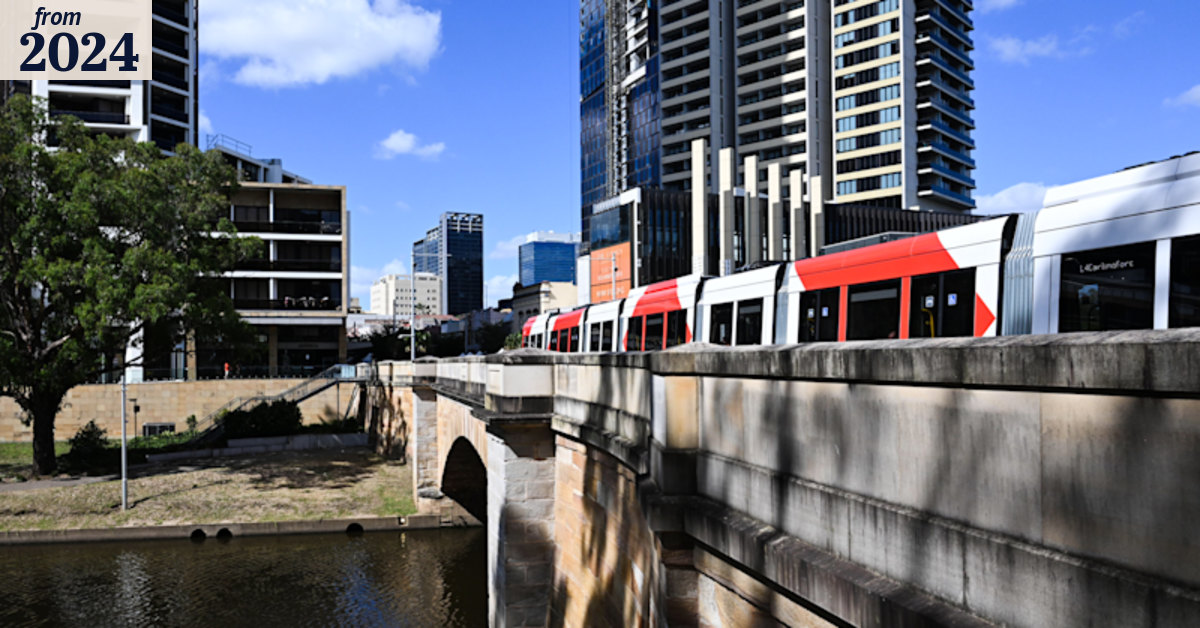Parramatta light rail finally opens