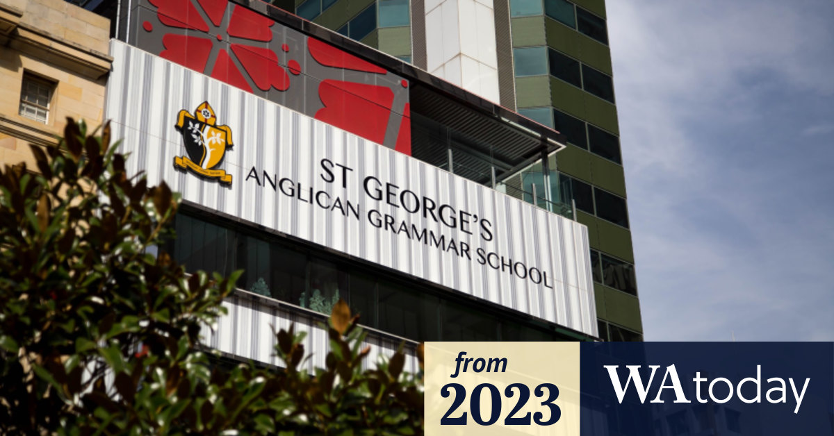 St George’s Anglican Grammar School: Perth’s only high-rise school to ...