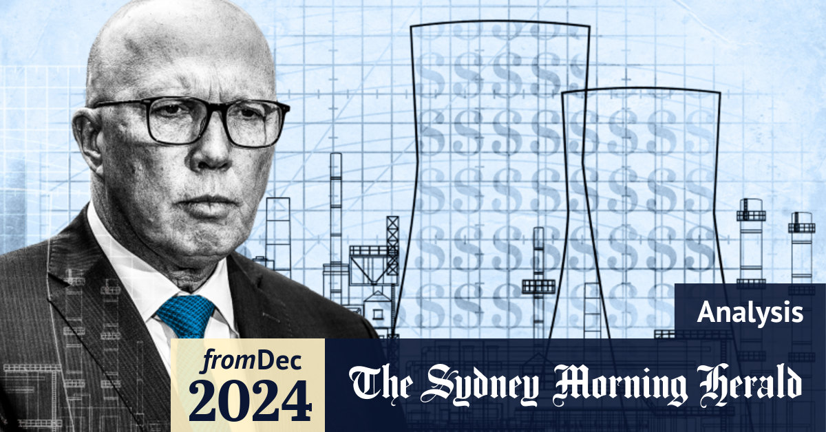 Australia nuclear energy: Dutton abandons Liberal principles