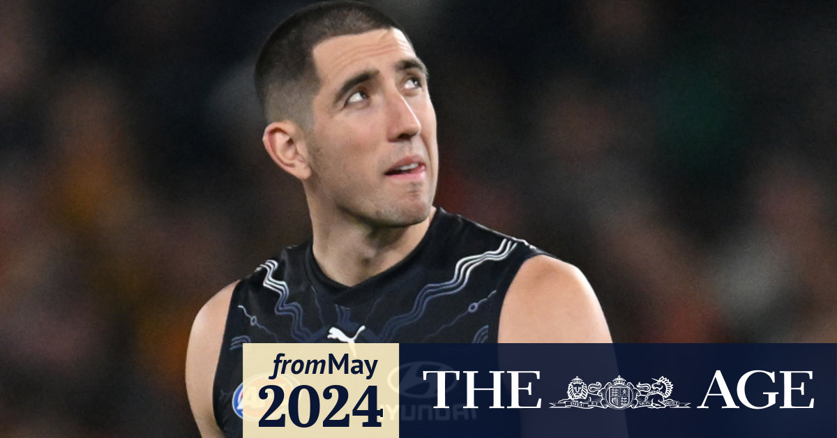 AFL 2024: Carlton Blues star Jacob Weitering nurses injury, as Port ...
