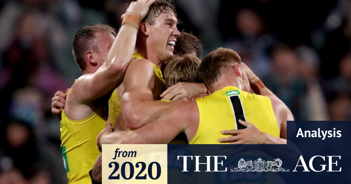 AFL Finals 2020: Tigers reign in wet to end Port parade