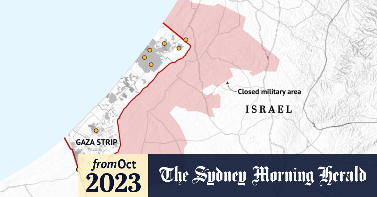 Hamas Israel map: How Gaza Strip conflict started and what’s happening now