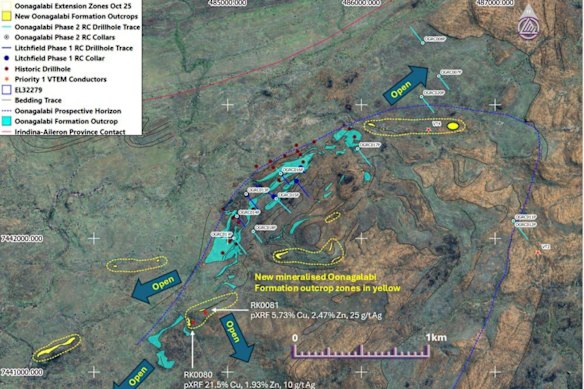 Litchfield confirms wider spread of NT polymetallic mineralisation
