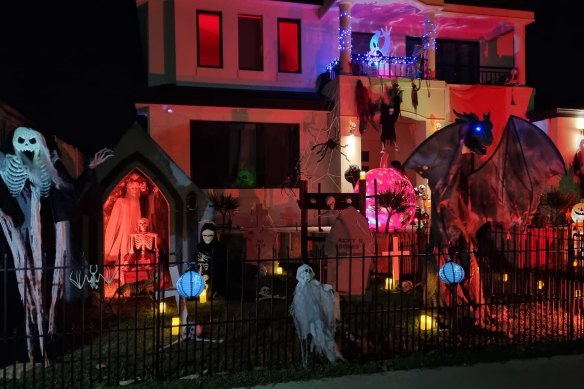 Perth’s best Halloween house in on Orange Road