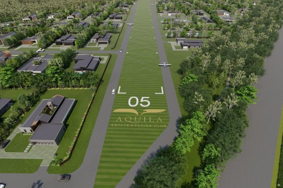 The fly-in fly-out estate where you pay to live under the flight path