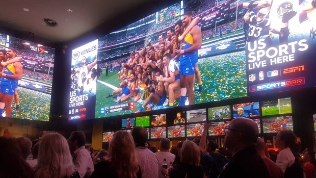 Crowds small but vocal at Optus Stadium