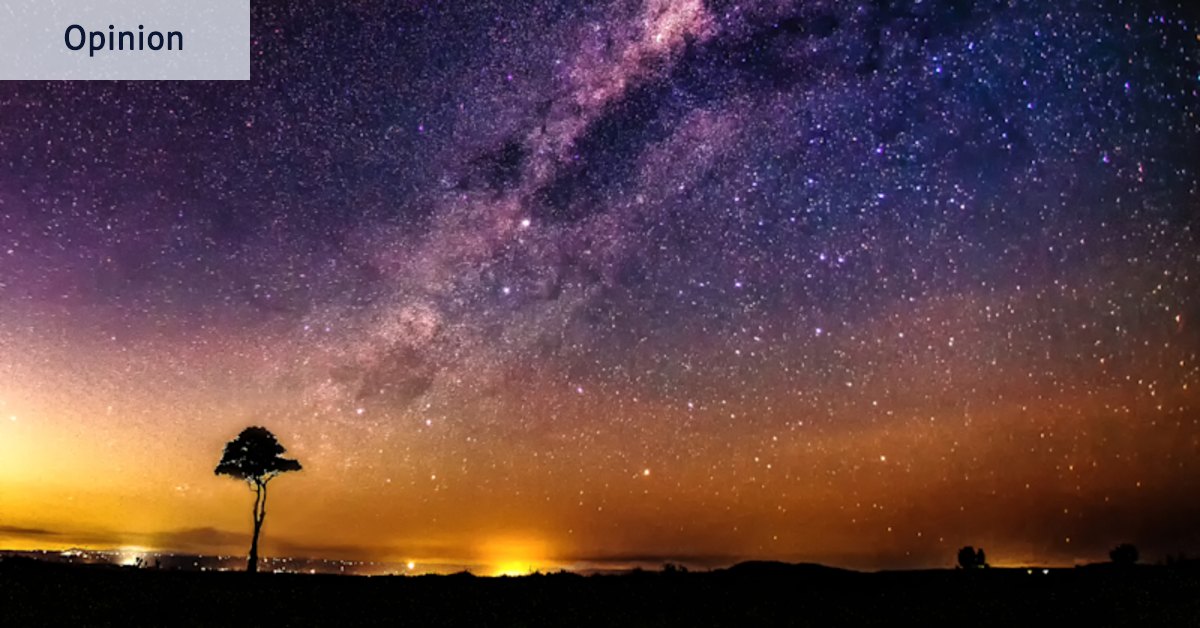 Faith: Night sky and stars invite us to a sacred space within and without.