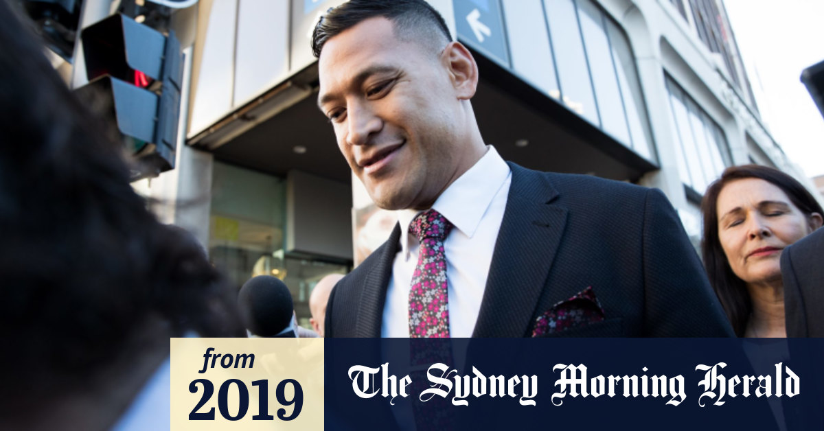 Israel Folau legal fight to collide with Australia's 2019 Rugby World ...