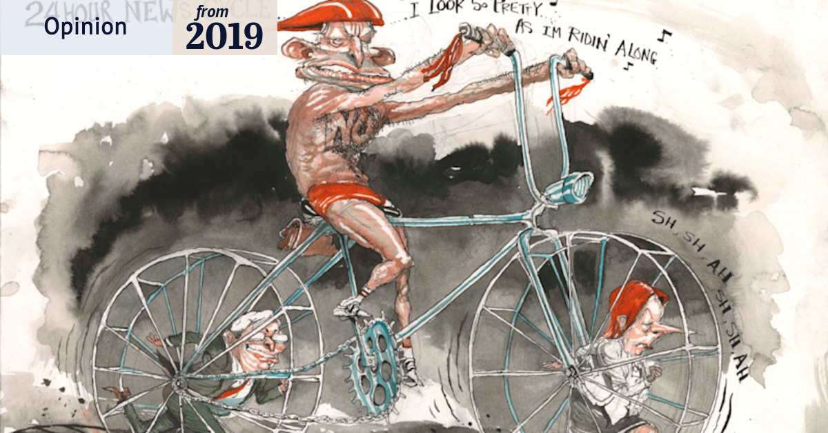A great masthead bans political cartoons ... now that's offensive
