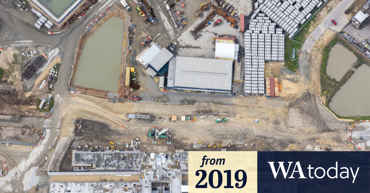 Forrestfield-Airport Link takes shape as Forrestfield station now 50 ...