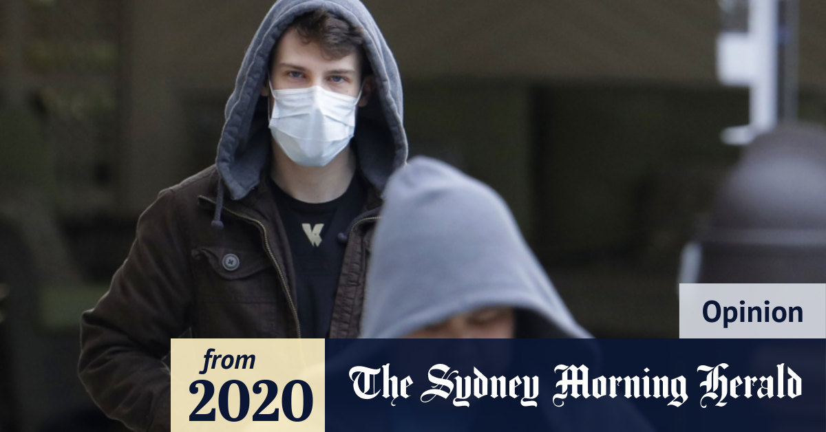 The face mask is a symbol of a fracturing world