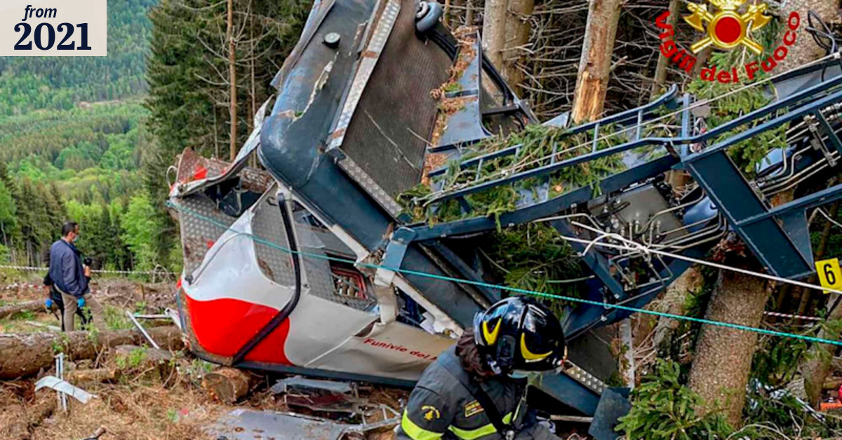 Safety brake on Italian cable car failed after line snapped: prosecutor