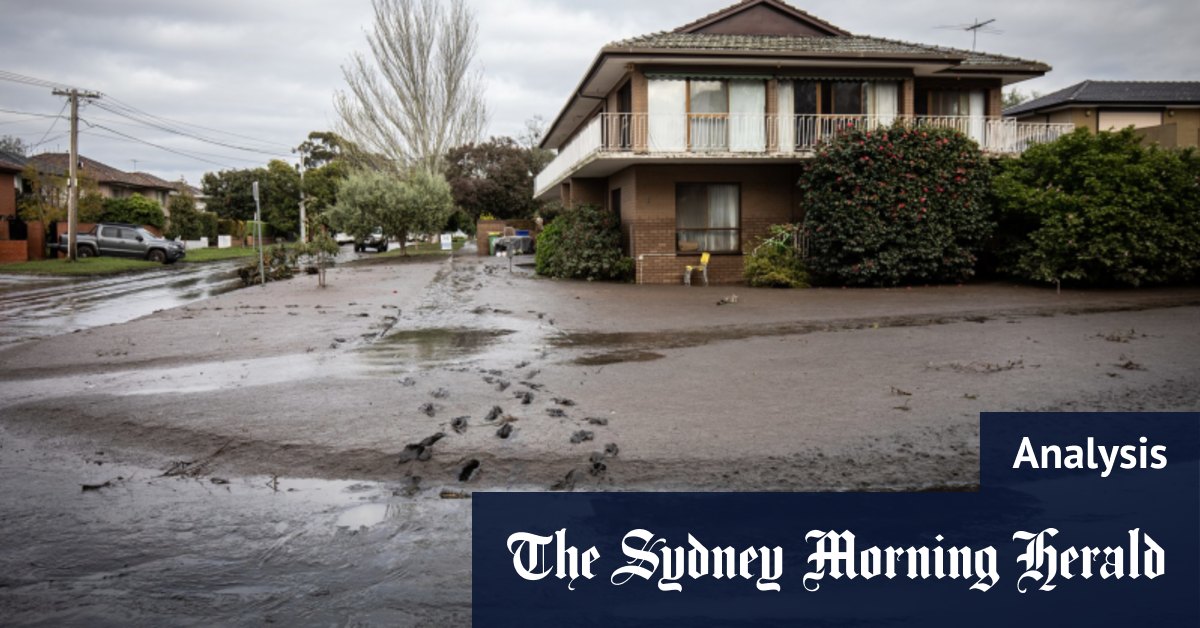 Did the climate crisis cause Victorian flood disaster?