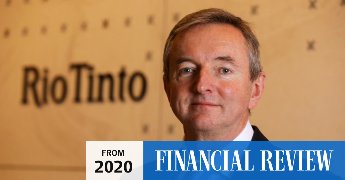 Rio Tinto chairman Simon Thompson in greenwashing masterclass