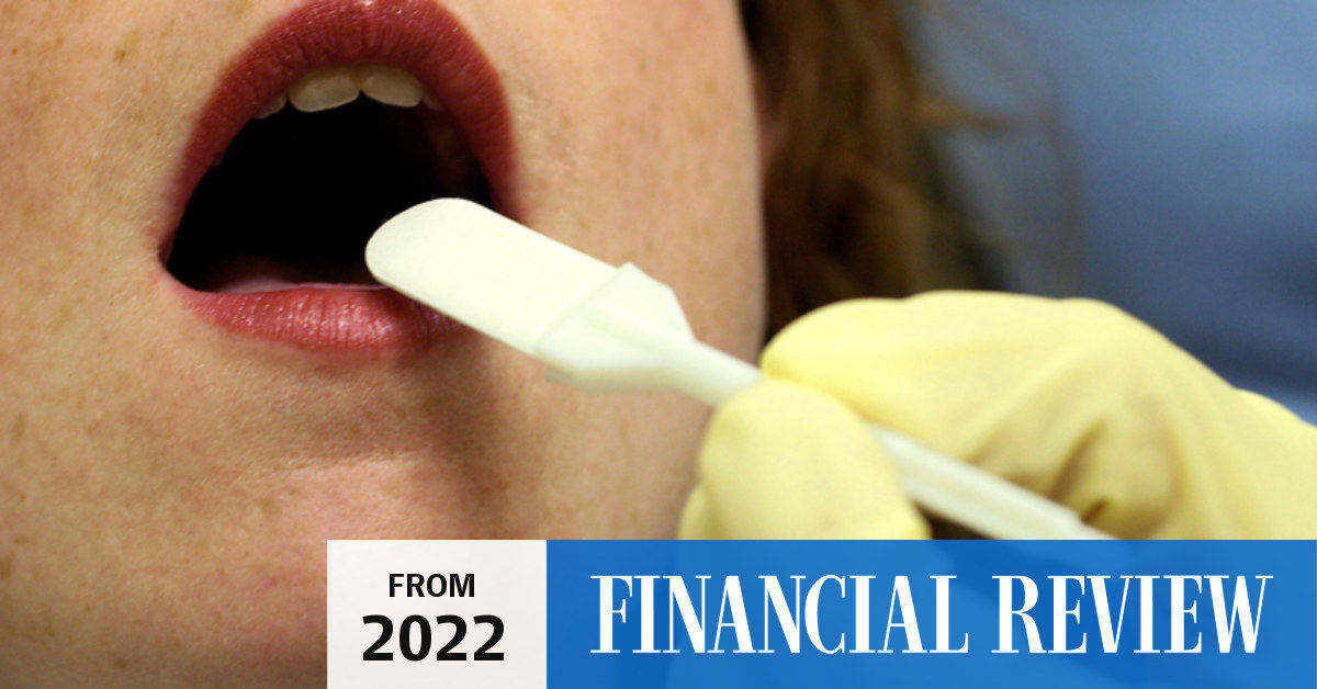 Monash University DNA Screen saliva test to screen for later-life cancer