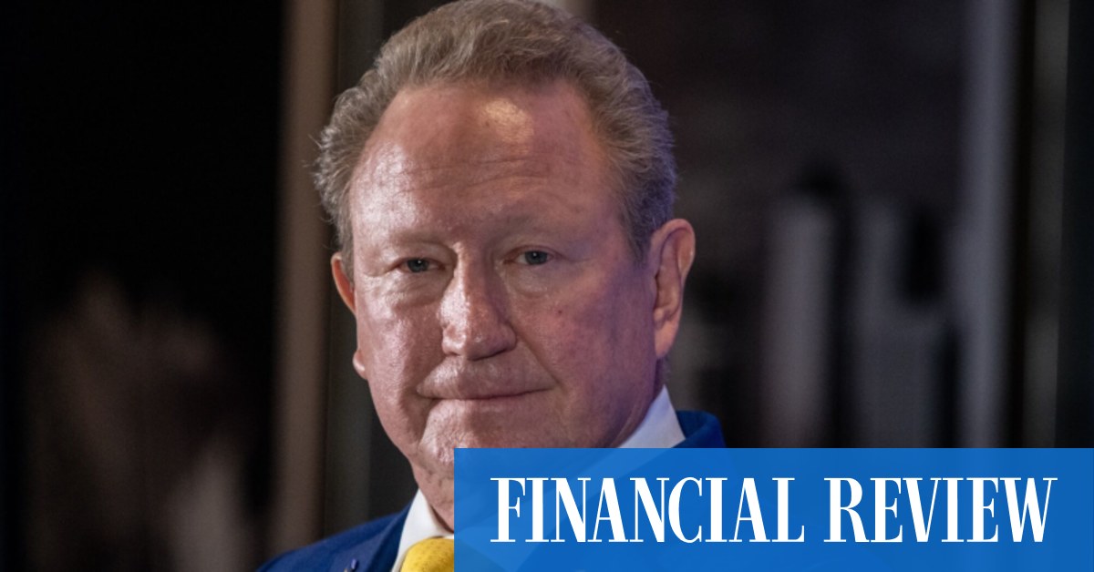 Billionaire Andrew Forrest mourns his father