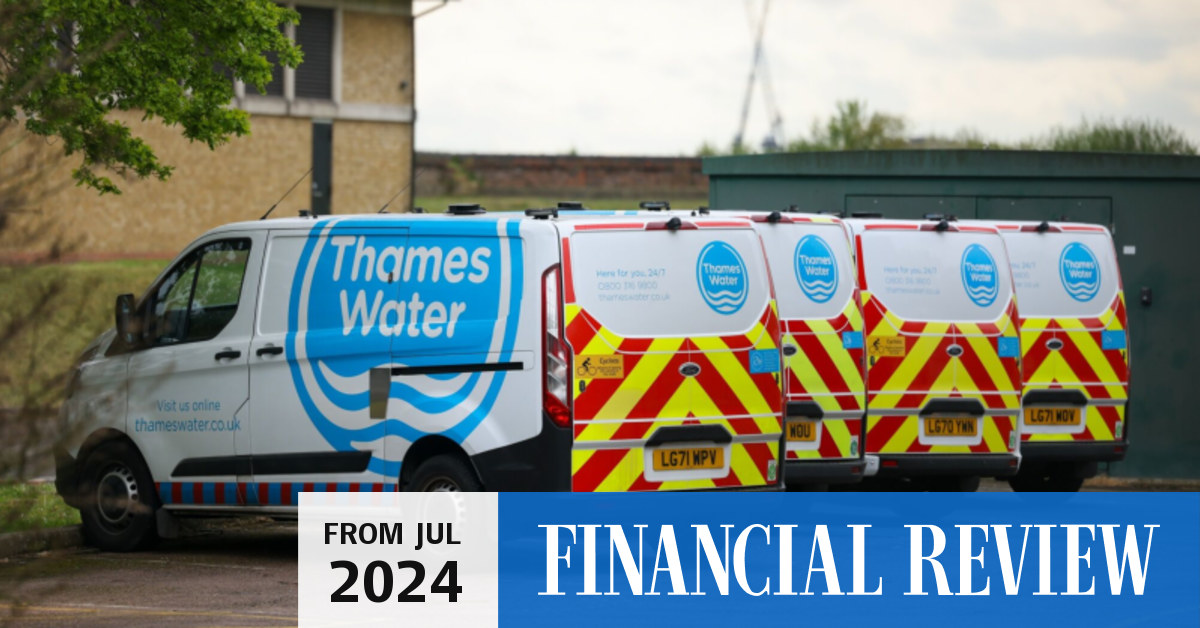 Thames Water: The Queensland Investment Corporation has written down ...