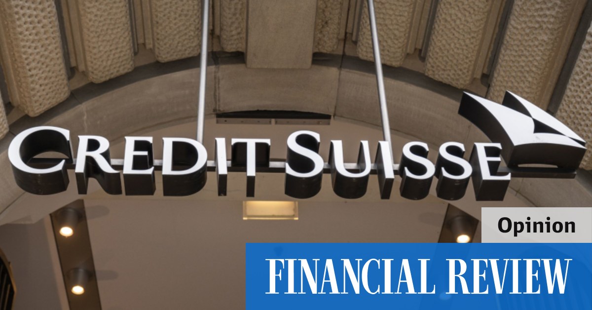 Credit Suisse terrifies investors with its message of reassurance