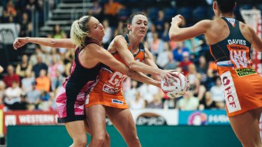 They call Giants Netball veteran Bec Bulley the diesel engine