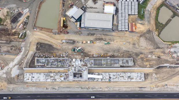 Forrestfield-Airport Link takes shape as Forrestfield station now 50 ...