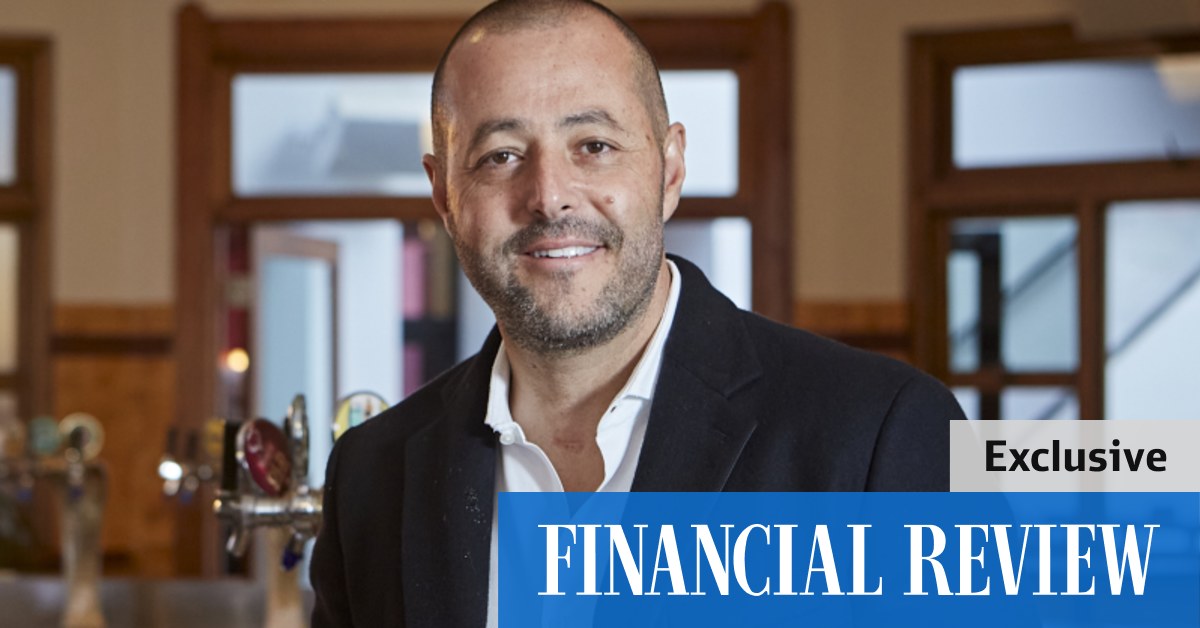 Sam Arnaout arrives at Hudson House, headquarters of the very rich