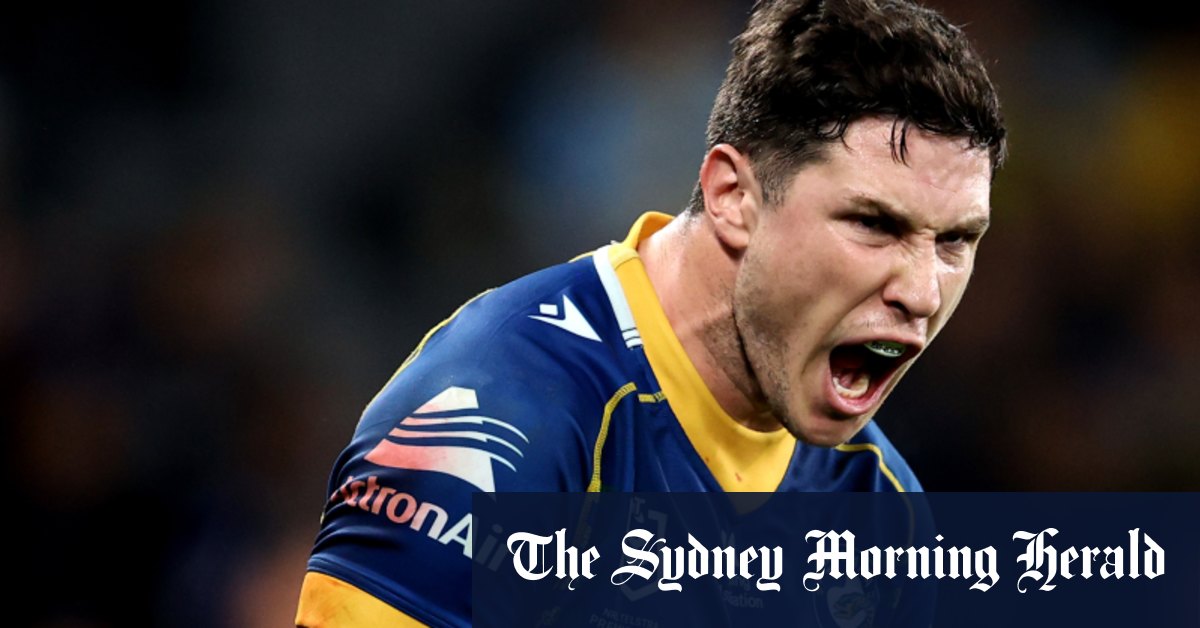 NRL 2023: Parramatta Eels halfback Mitchell Moses field goal seals Gold ...