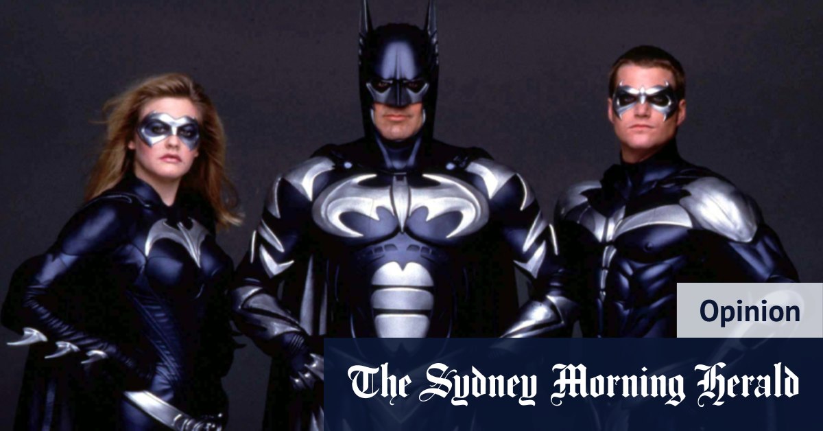 The Batman costume: An evolution from nipples to dark knight