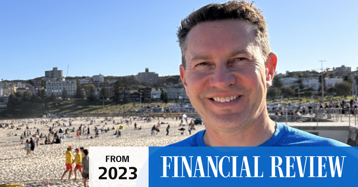 This CEO loves soft sand running at an iconic beach