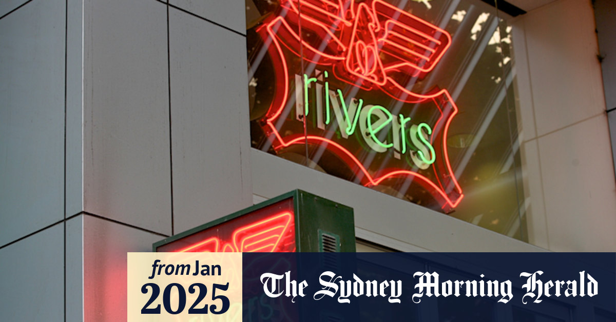 Rivers stores to shut in April