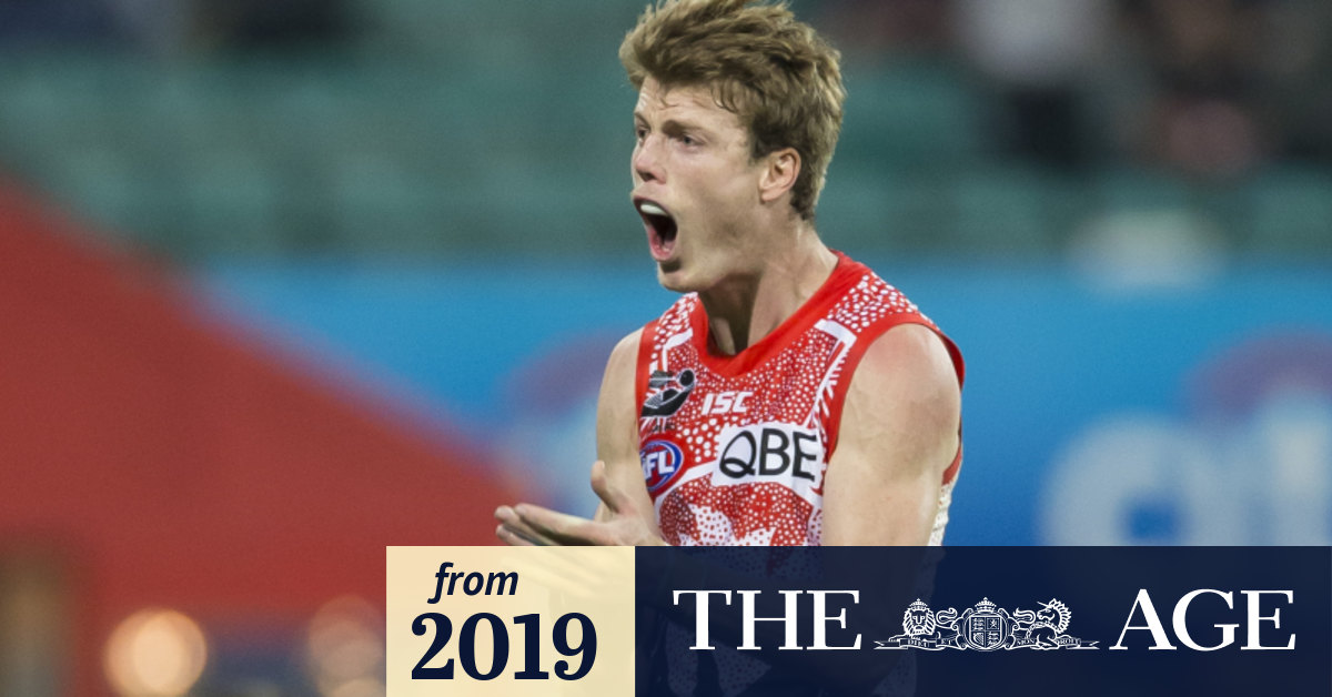 AFL 2019: Sydney Swans rookie Nick Blakey lauded as 'something special ...