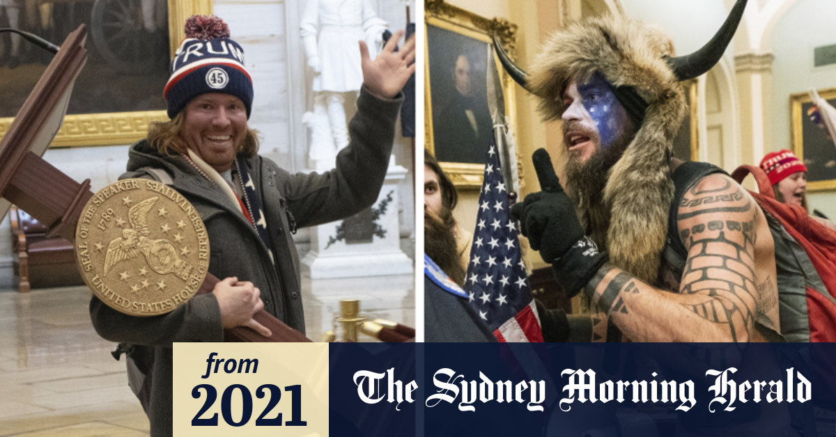 US Capitol riots: Andrew Johnson, Jake Angeli charged