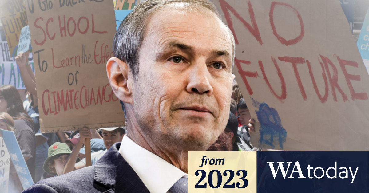 National Schools Strike 4 Climate: WA Premier Roger Cook, gas producers ...
