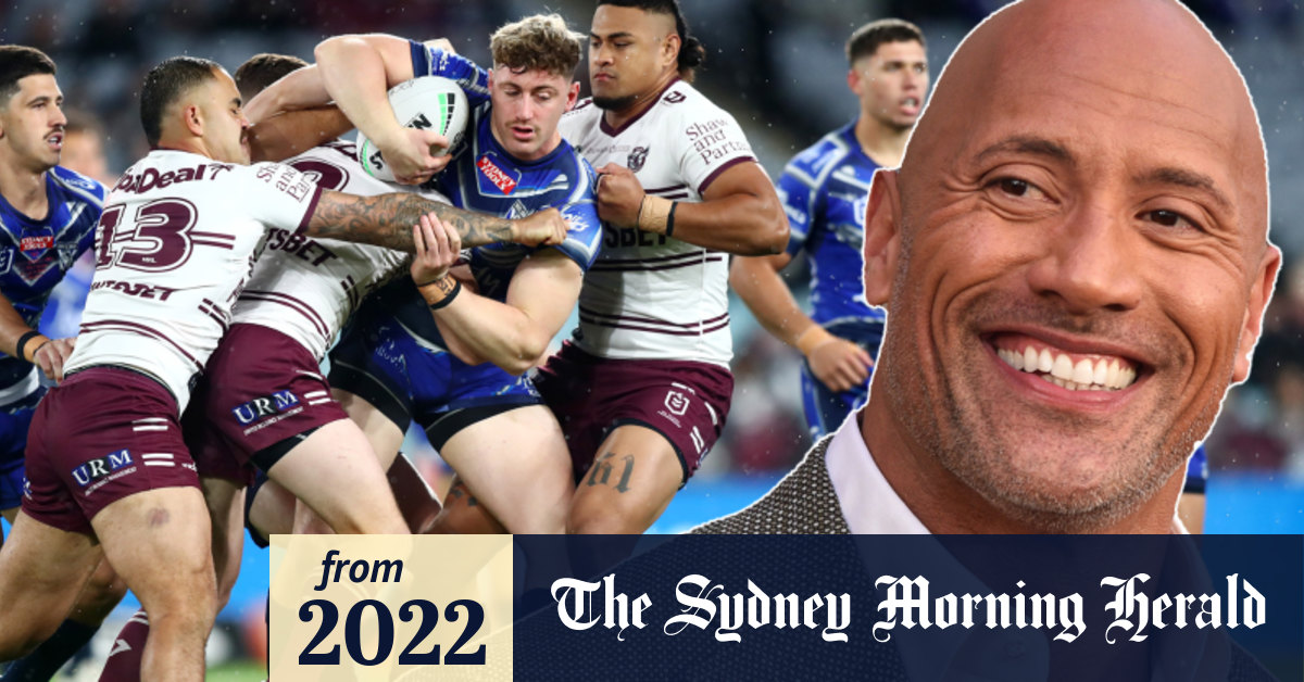 NRL 2022: Dwayne “The Rock” Johnson could help promote proposed rugby ...