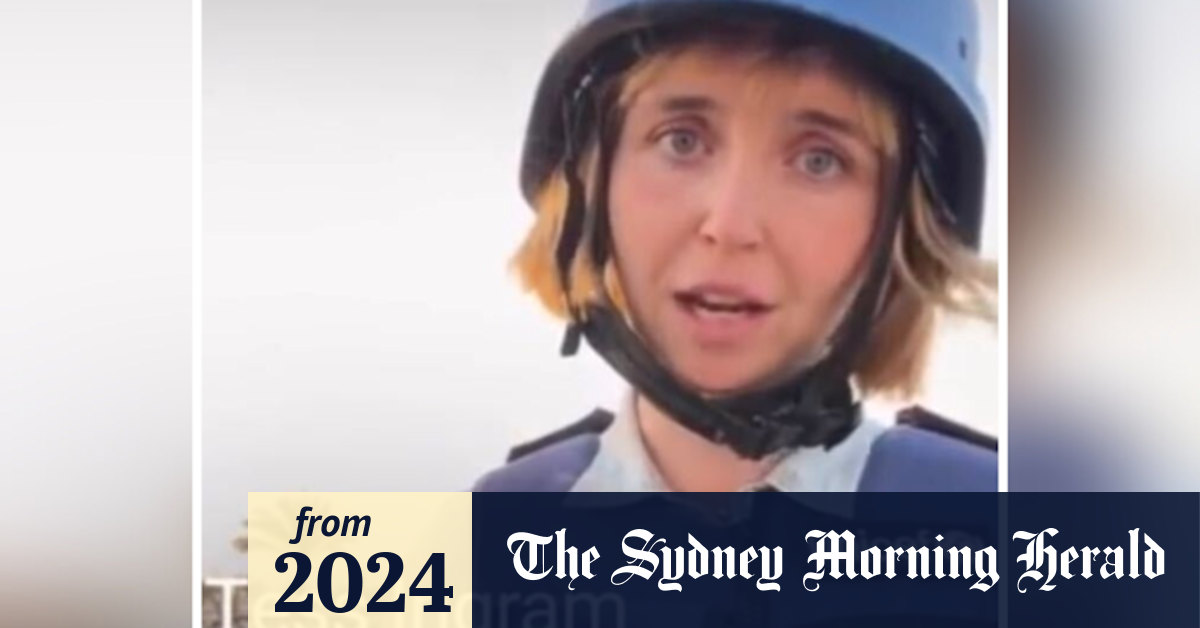 Israel war: Tess Ingram shot at in Gaza